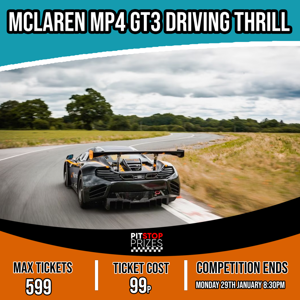 MCLAREN MP4 GT3 DRIVING THRILL! – PITSTOP PRIZES