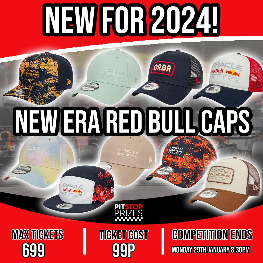 2024 NEW ERA RED BULL CAPS – PITSTOP PRIZES