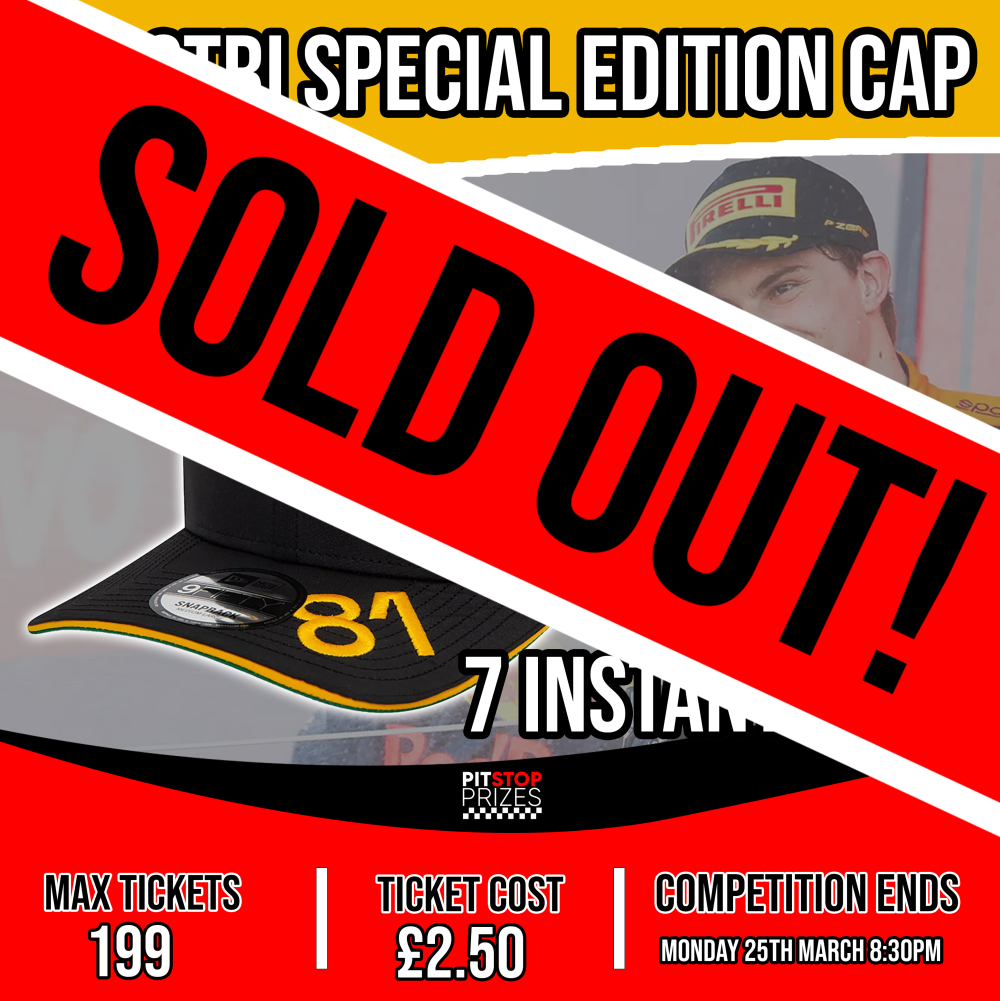 SPECIAL EDITION: OSCAR PIASTRI CAP – PITSTOP PRIZES
