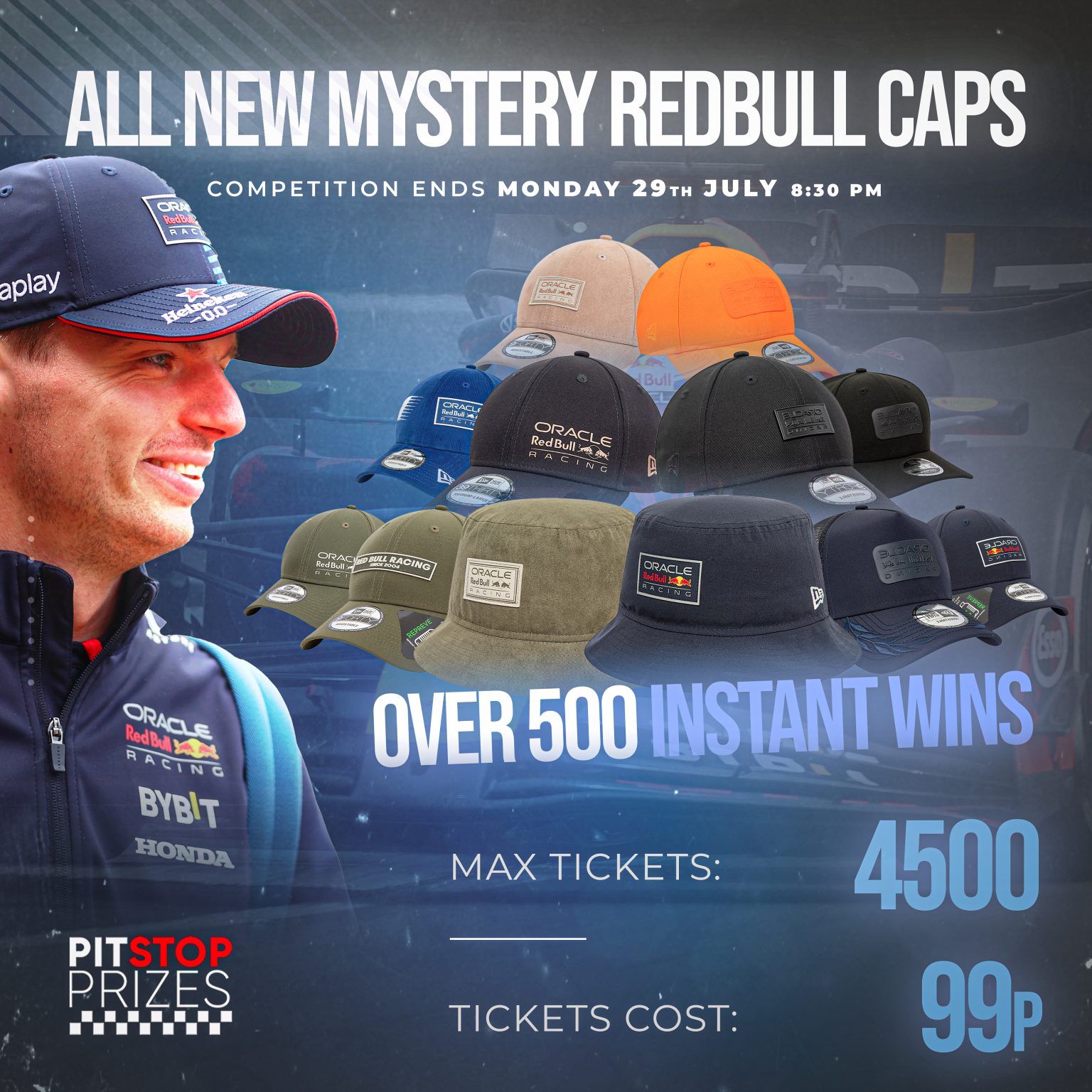 PITSTOP PRIZES – You have to be in it to Win it