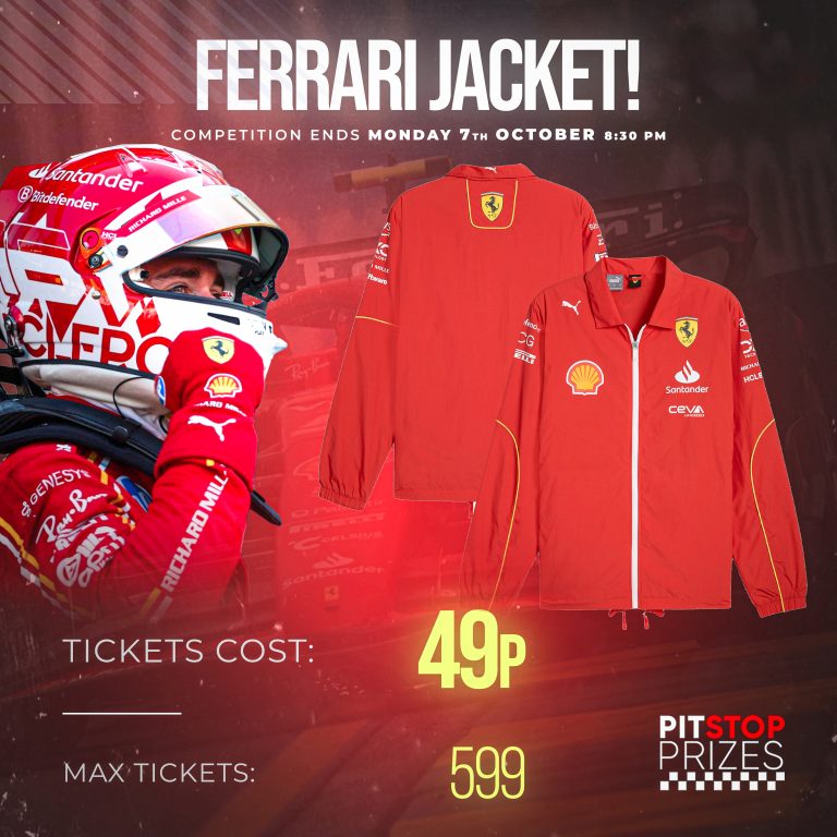 PITSTOP PRIZES – You have to be in it to Win it