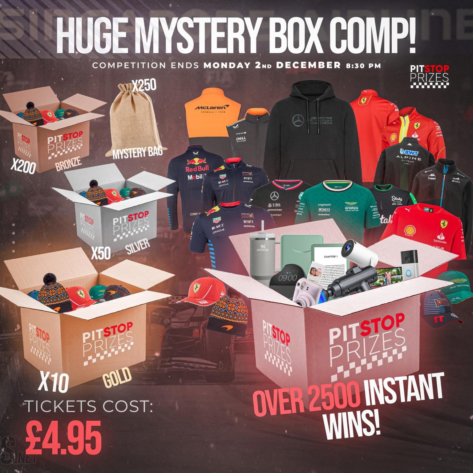 All Competitions – PITSTOP PRIZES