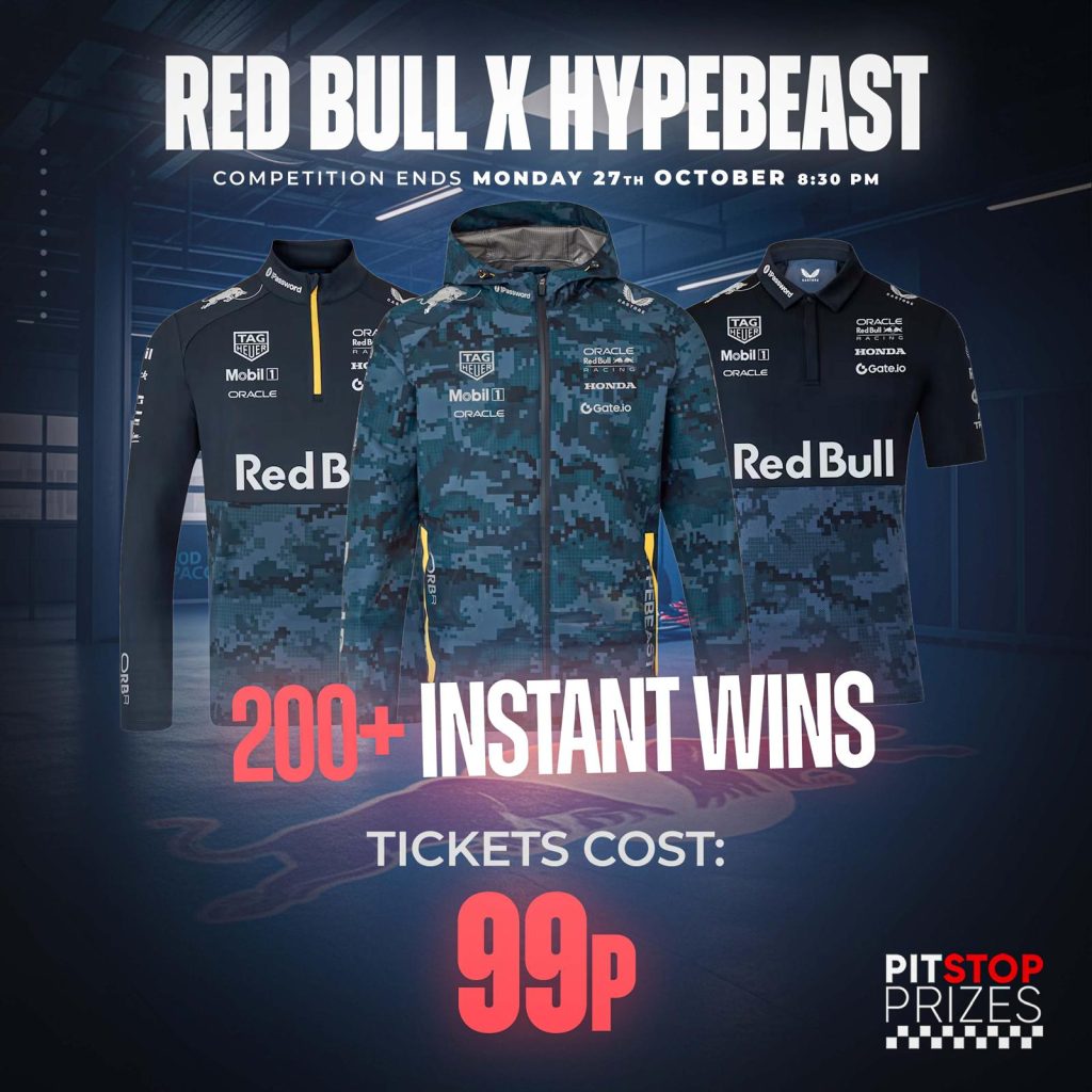 RED BULL x HYPEBEAST! 200+ INSTANT WINS! – PITSTOP PRIZES